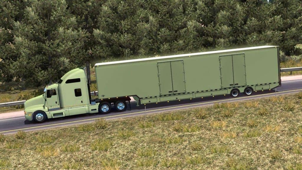 RD Moving Ownable 1.33 Trailer ATS | American Truck Simulator Mod