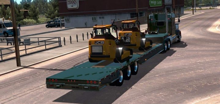 Rusty SCS Box Trailer v1.0 - American Truck Simulator mod | ATS mod