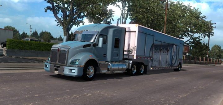 Chrome Dumper Trailer ATS - American Truck Simulator mod | ATS mod