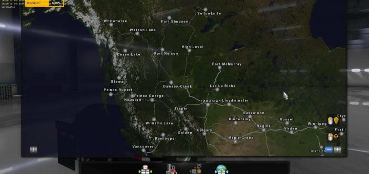 MHAPro Map for ATS 1.39.x - American Truck Simulator mod | ATS mod