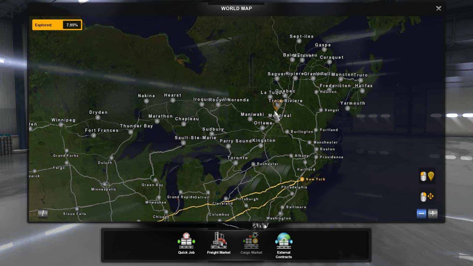 Coast to Coast Map – v2.7 1.34 ATS - American Truck Simulator mod | ATS mod