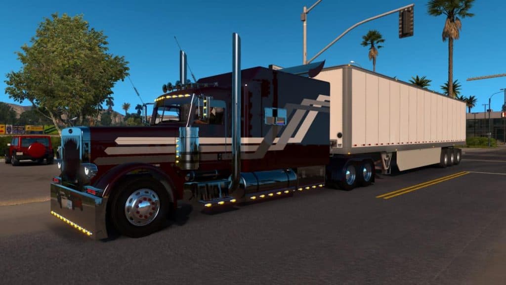 Outlaw Peterbilt 379 Tri Color Stripe Skin Mod ATS (3) - American Truck ...
