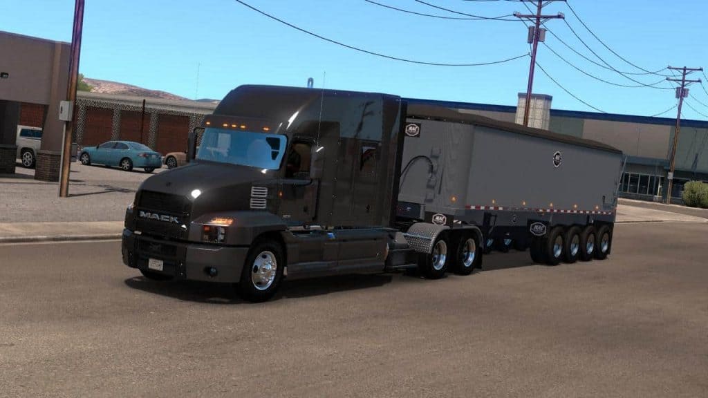 Pac Mac Dump Ownable 1.33.x Trailer ATS | American Truck Simulator Mod