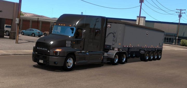 Chrome Dumper Trailer ATS - American Truck Simulator mod | ATS mod