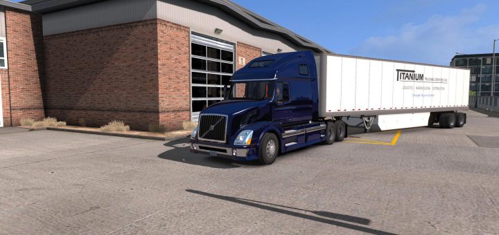 CJD LOG TRAILER V1.44 - American Truck Simulator mod | ATS mod