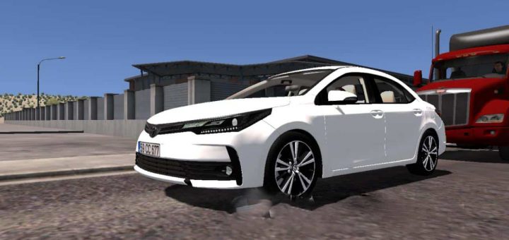 Toyota Corolla 2018 v1.2 1.37.x - American Truck Simulator mod | ATS mod