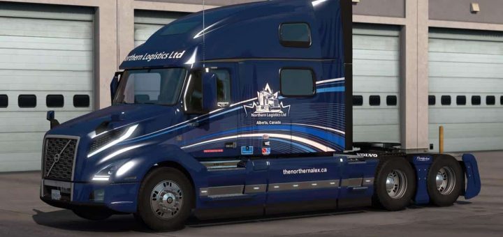 Peterbilt 579 Lines Skin for ATS - American Truck Simulator mod | ATS mod