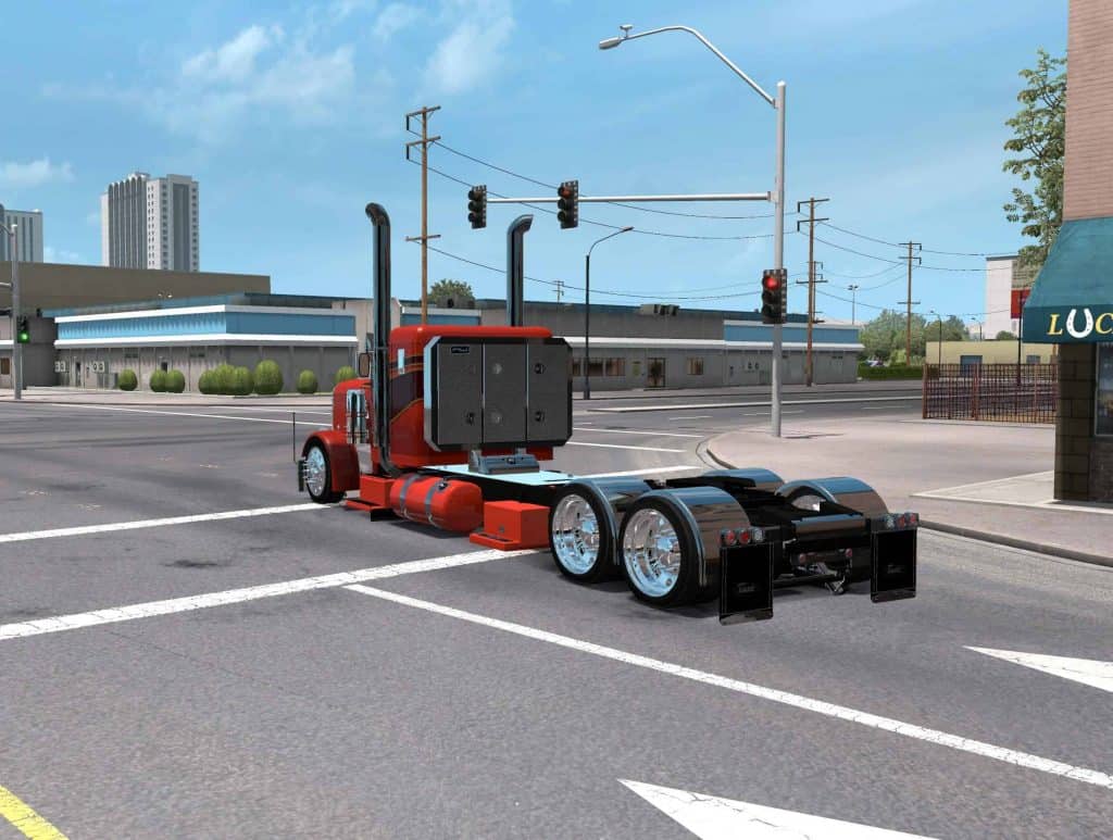 Custom pete 351 Truck 1.35 ATS (1) - American Truck Simulator mod | ATS mod