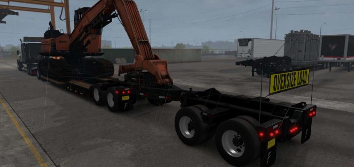 Caravan Trailer ATS 1.32+ Mod - American Truck Simulator mod | ATS mod