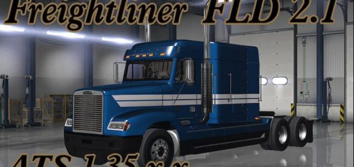 FREIGHTLINER FLD V1.5 BY ODD FELLOW ATS - American Truck Simulator mod ...