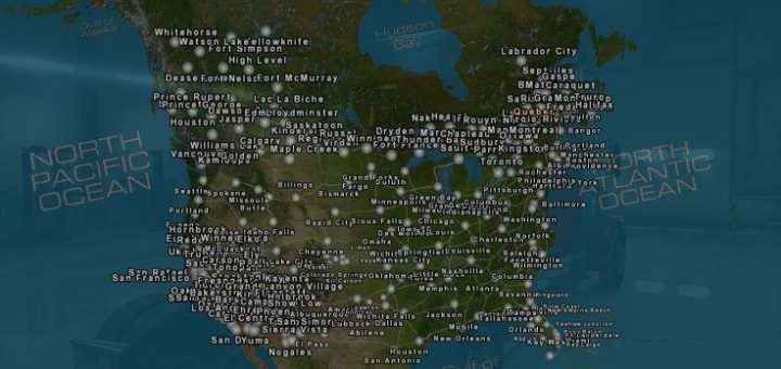COAST TO COAST MAP - V2.9 1.36 ATS - American Truck Simulator mod | ATS mod
