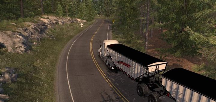 WESCO HAY TRAILER 1.44 - American Truck Simulator mod | ATS mod