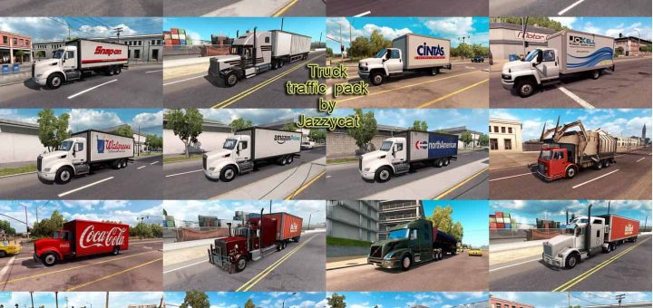 Tuned Truck Traffic Pack by Trafficmaniac v1.2 ATS - American Truck ...