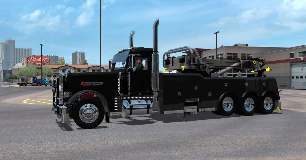 389 longhood + dump + wrecker Truck 1.35 ATS | American Truck Simulator Mod