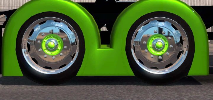 Fenders and Rest Rig Paintable Mod - American Truck Simulator mod | ATS mod