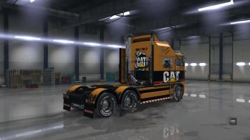 CAT Skin for Kenworth K100e truck v1.0 ATS (4) - American Truck ...