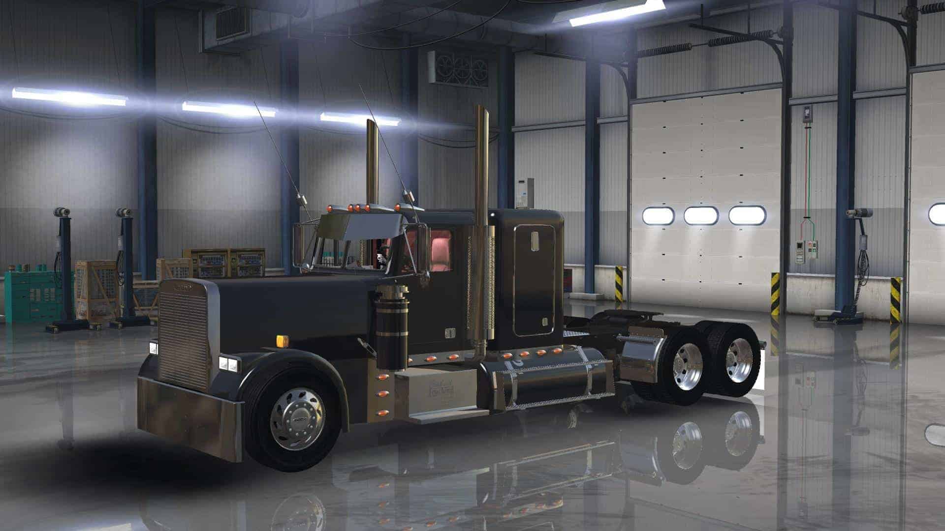 Freightliner FLС 120 Flat Top v1.0 Truck ATS | American Truck Simulator Mod