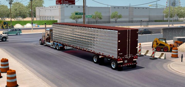 Chrome Dumper Trailer ATS - American Truck Simulator mod | ATS mod