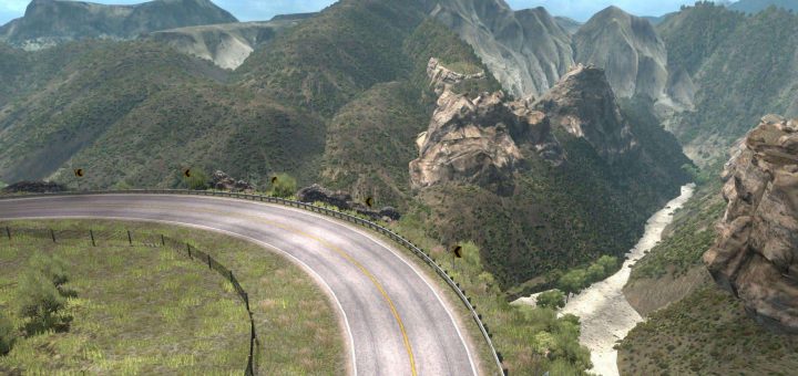 ADDON FOR MEGA MAP V1.0 FOR ATS - American Truck Simulator mod | ATS mod