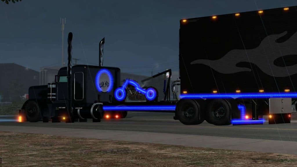 Project 350 trailer 1.35.x Mod ATS | American Truck Simulator Mod