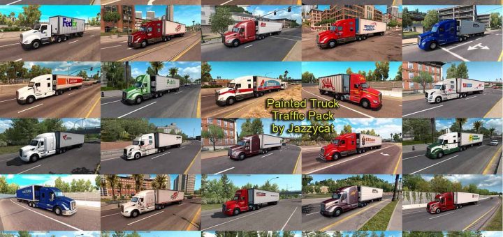 Motorcycle Traffic Pack(ATS) by Jazzycat v3.8.7 - American Truck ...