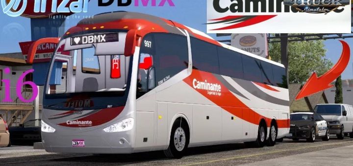 [ATS] BUS IRIZAR I8 + INTERIOR V2.3 1.36.X BUS - American Truck ...