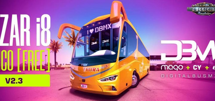 VOLVO 9800 BASICO ATS 1.36 v2.1 BUS MOD ATS - American Truck Simulator ...