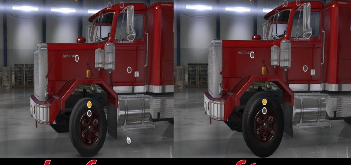 ATS Neon – Five Colors mod - American Truck Simulator mod | ATS mod