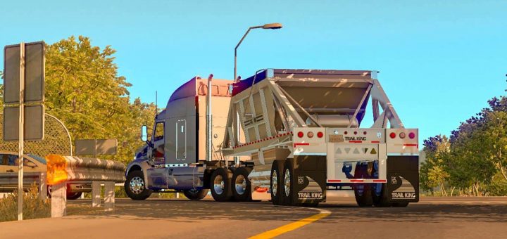 Howard Quarter Side Tipper v1.1 Mod - American Truck Simulator mod ...