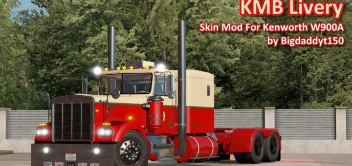 Peterbilt 389 Orange Show Truck Skin Mod - American Truck Simulator mod | ATS mod