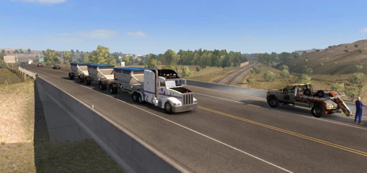MFG MAC DUMP TRAILER 1.39 - 1.40 - American Truck Simulator mod | ATS mod