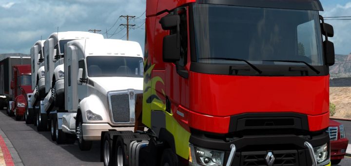 Renault 1975 Saviem ATS Truck 1.36 - American Truck Simulator mod | ATS mod