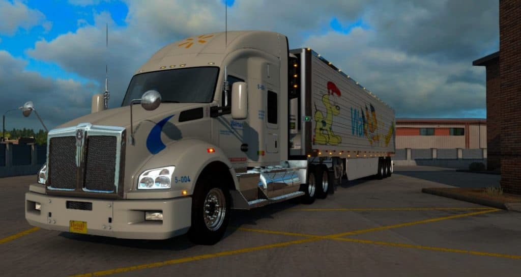 Walmart Skin for Kenworth T880 Mod 2 - American Truck Simulator mod ...