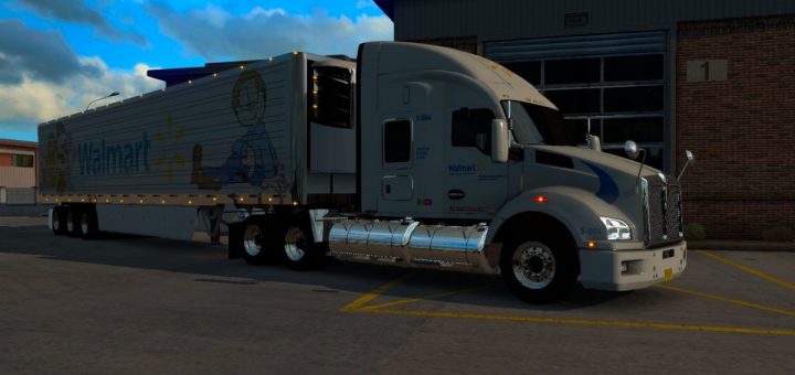 Snowman KW skin mod - American Truck Simulator mod | ATS mod