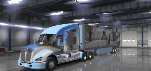 Box Trailers Pack for ATS - American Truck Simulator mod | ATS mod