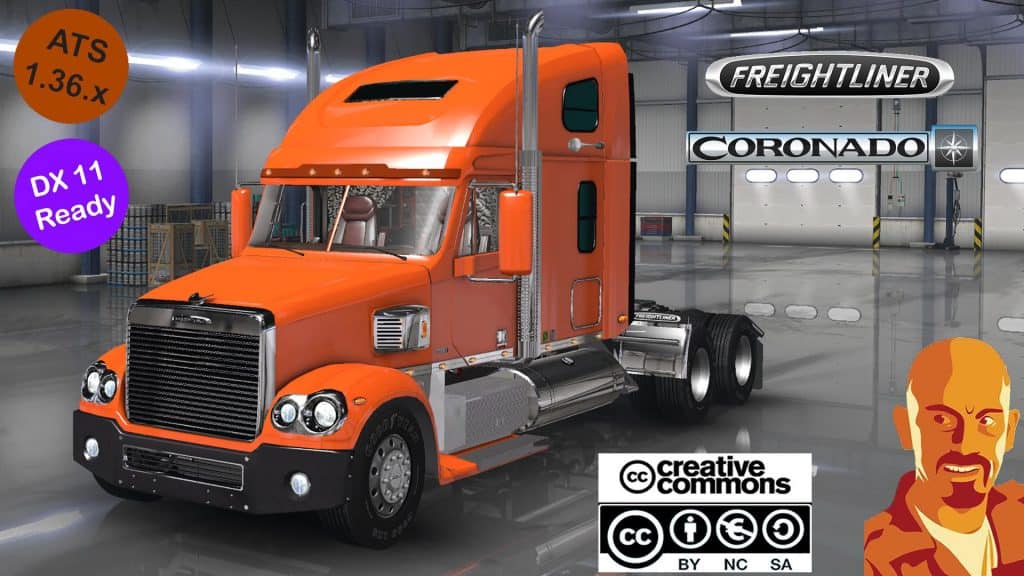 FREIGHTLINER CORONADO ATS DX11 1.36.X TRUCK | American Truck Simulator Mod