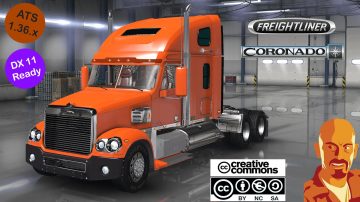 FREIGHTLINER CORONADO ATS DX11 1.36.X TRUCK | American Truck Simulator Mod