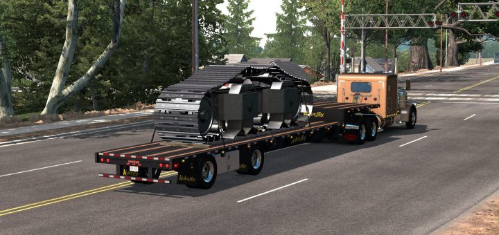 SCS BOX TRAILER EDITED: CHROMED FRAME, DOOR, AND BUMPER 1.43 - American ...