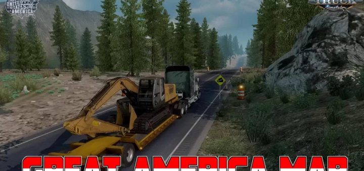 Complete North American Background Map v1.5b | American Truck Simulator Mod