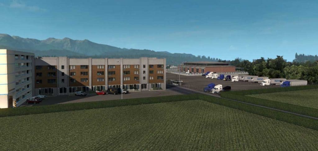 Port Angeles Company Terminal (3) - American Truck Simulator mod | ATS mod