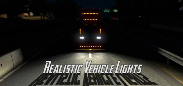 Realistic Vehicle Lights Mod v6.1 for ATS - American Truck Simulator ...