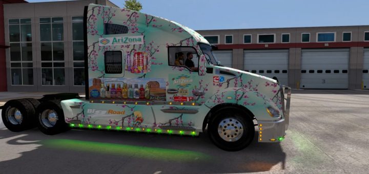 American Truck Simulator Route 66 Skin Mod - American Truck Simulator ...