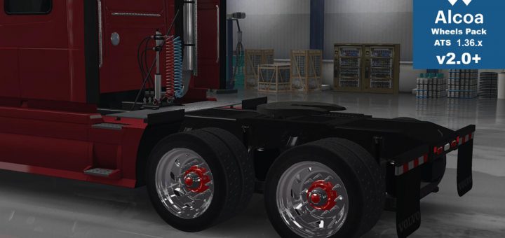 Custom Wheels v1.0 1.35.x Mod ATS - American Truck Simulator mod | ATS mod