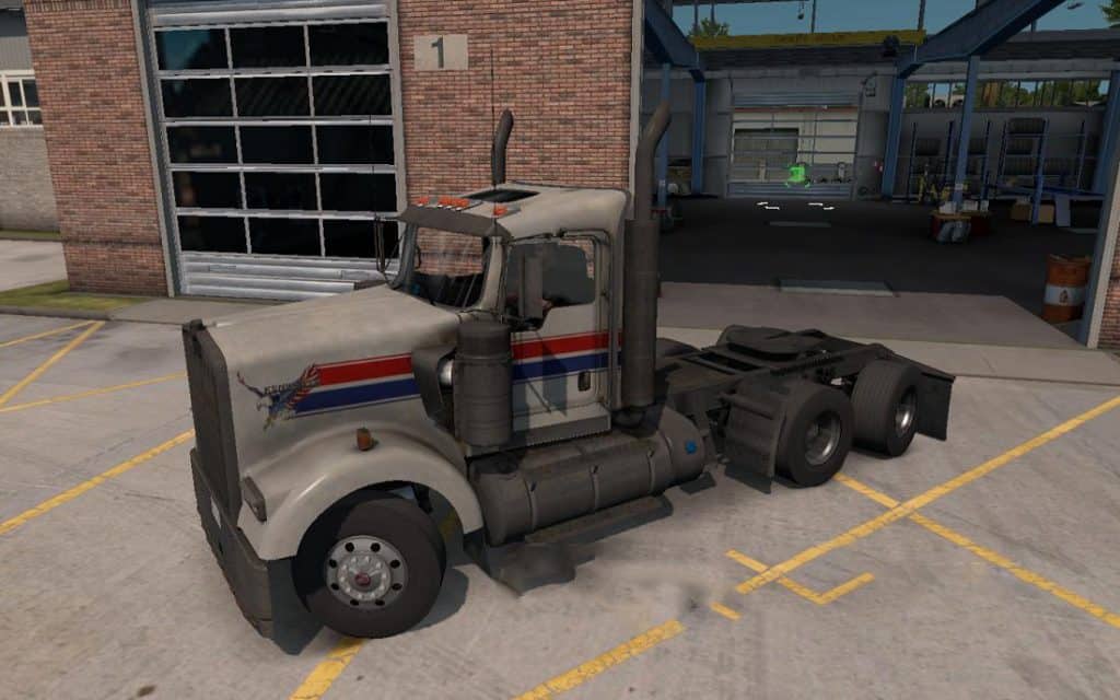 Dirty skin for Kenworth W900B Truck v1.0 | American Truck Simulator Mod