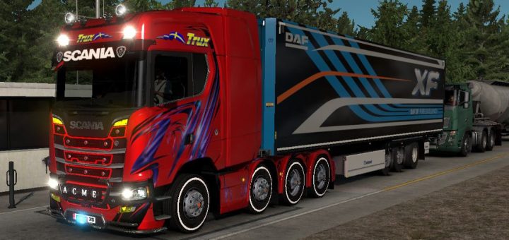 PROPANE SET V1.6 TRAILER - American Truck Simulator mod | ATS mod