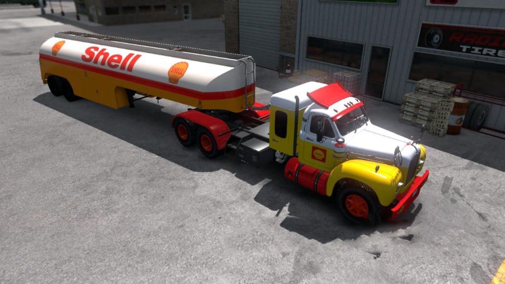 Shell Skin mod for Mack B62 v1.0 | American Truck Simulator Mod