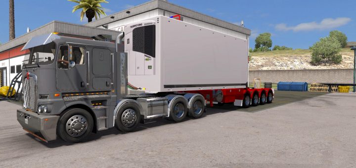 LIVETOCK 4EIXO V1.0 TRAILER - American Truck Simulator mod | ATS mod