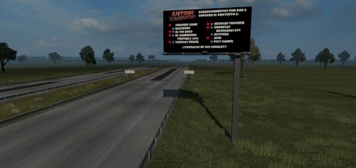 Mexuscan v 1.5 Map - American Truck Simulator mod | ATS mod