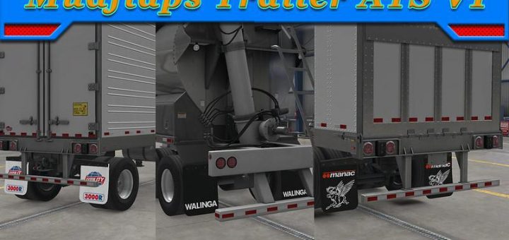 Triple Trailers Configurations Mod ATS - American Truck Simulator mod ...