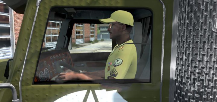 Skins Driver Hands Without Tattoo Two Options 1.39 - American Truck ...